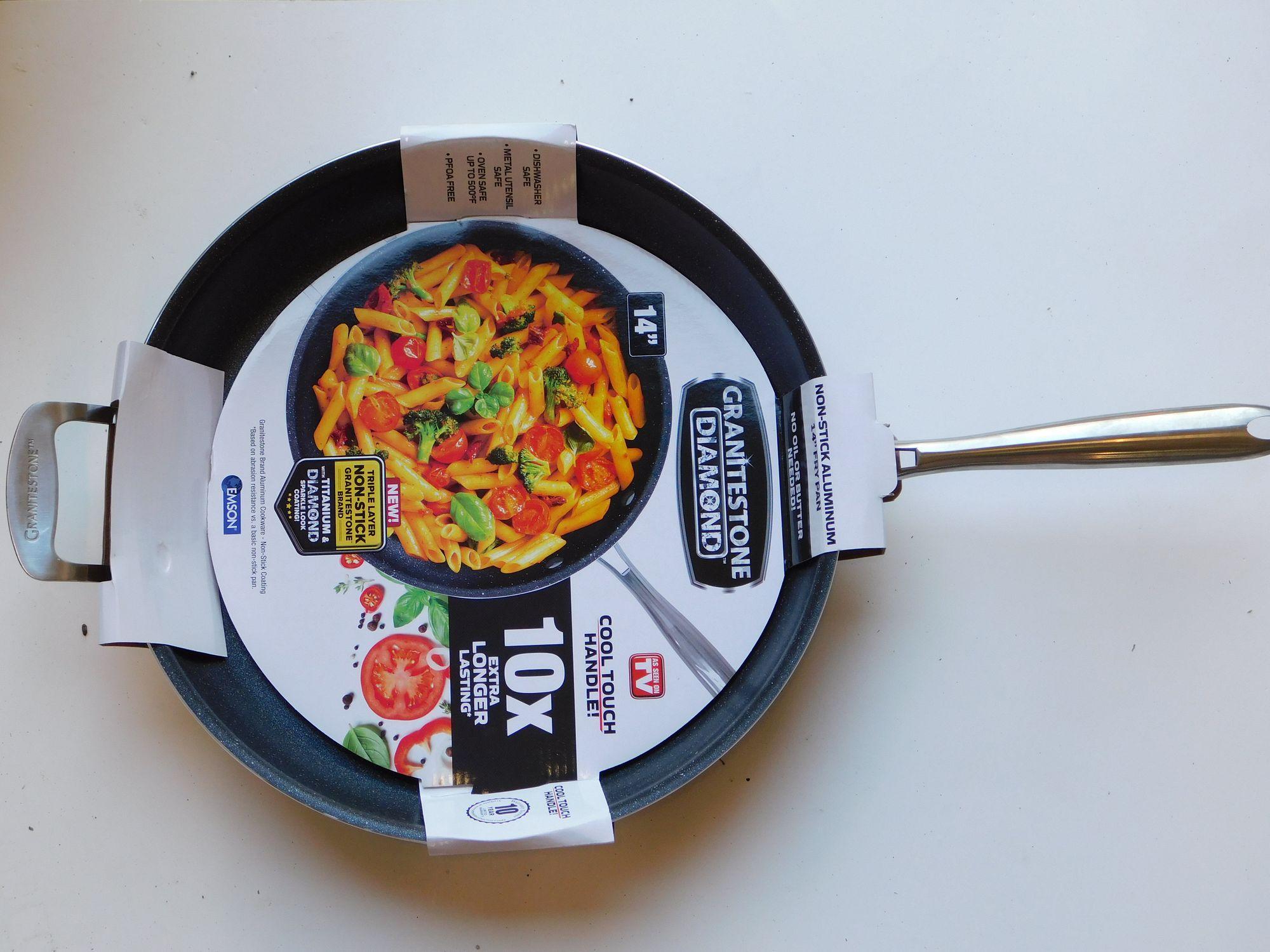 Granite Stone Diamond 14" nonstick pan - Suns of Texas