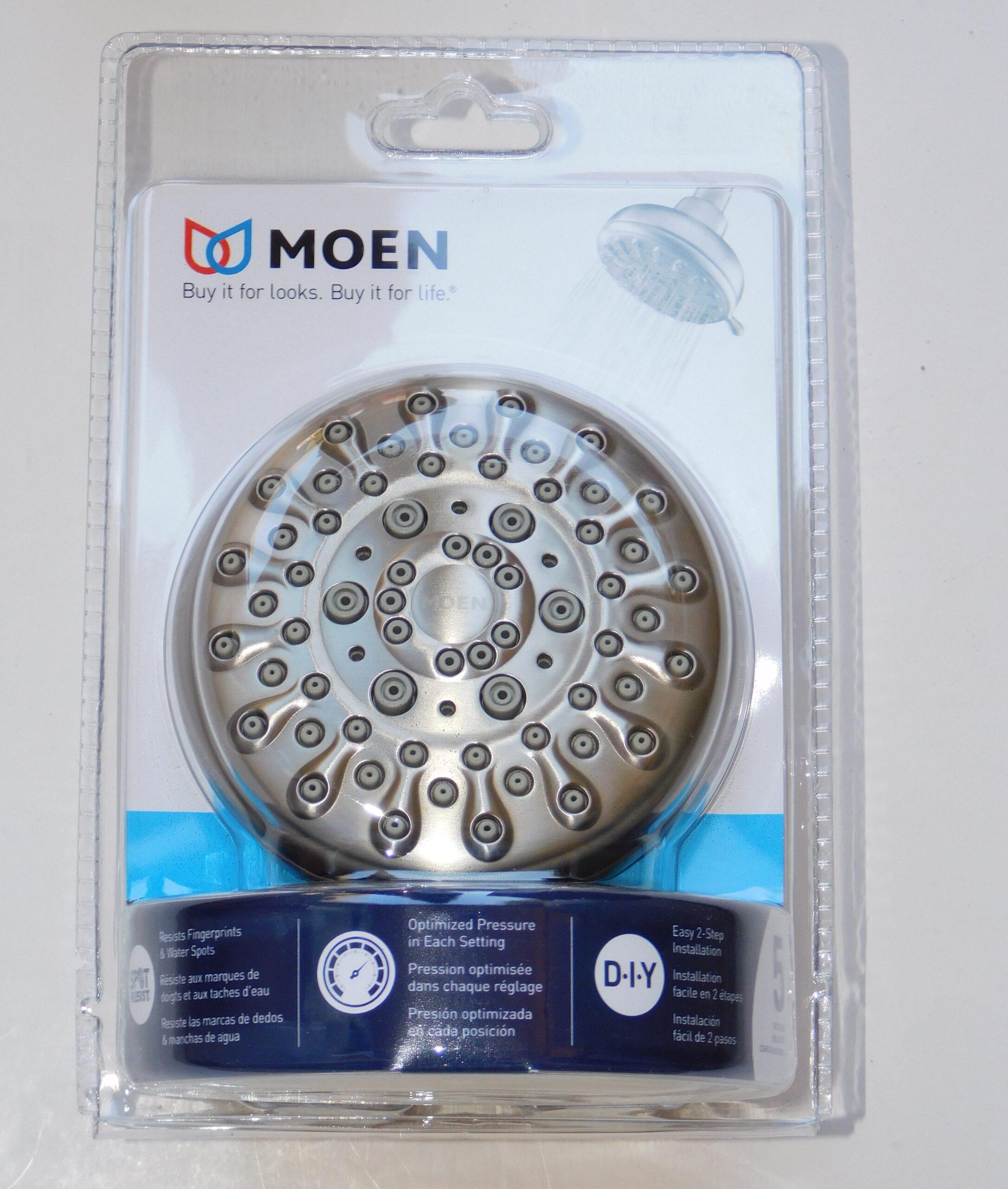 Moen Banbury 5 setting shower head - Suns of Texas