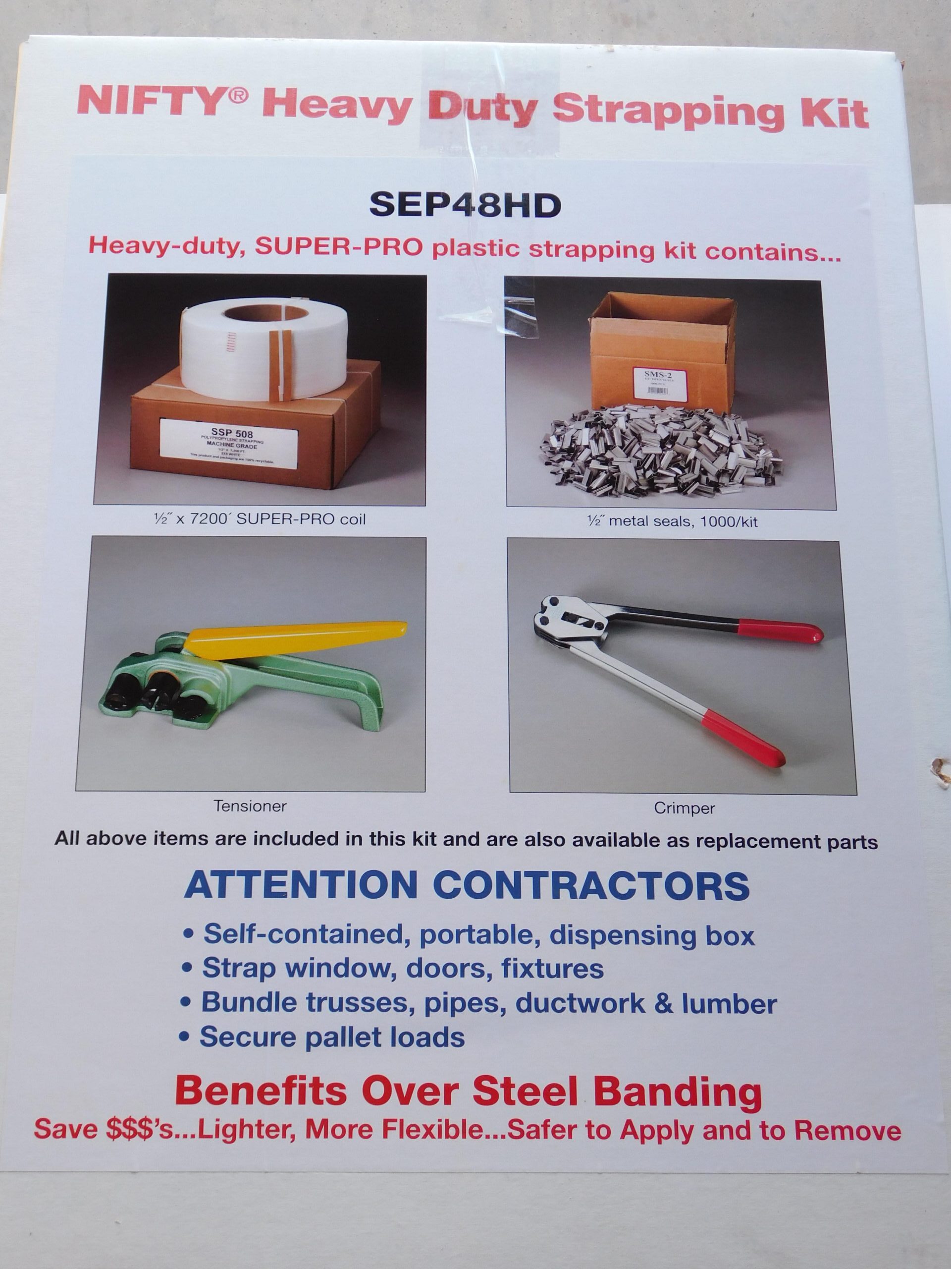 NIFTY Heavy Duty Strapping Set SEP48HD - Suns of Texas