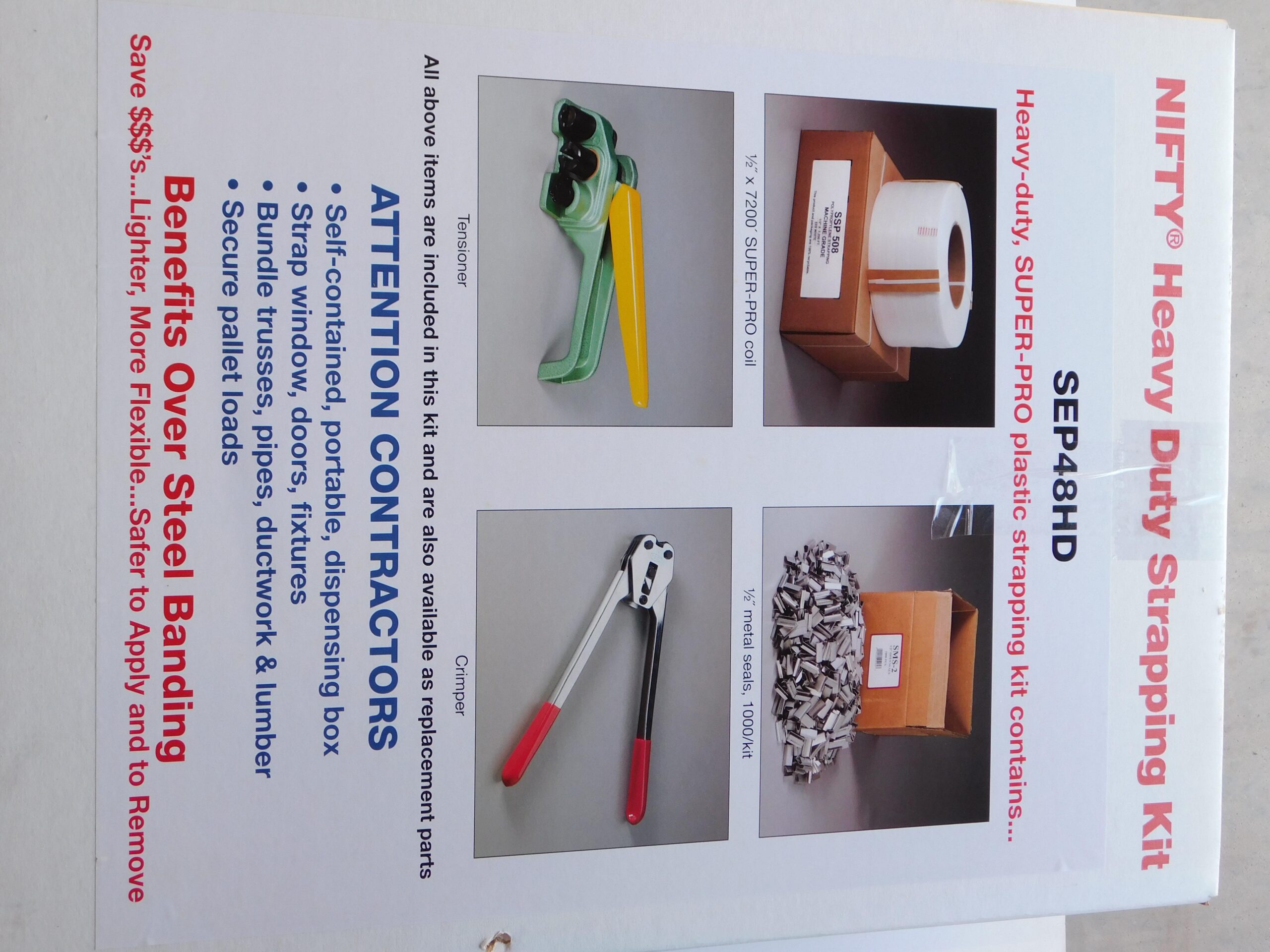 NIFTY Heavy Duty Strapping Set SEP48HD - Suns of Texas