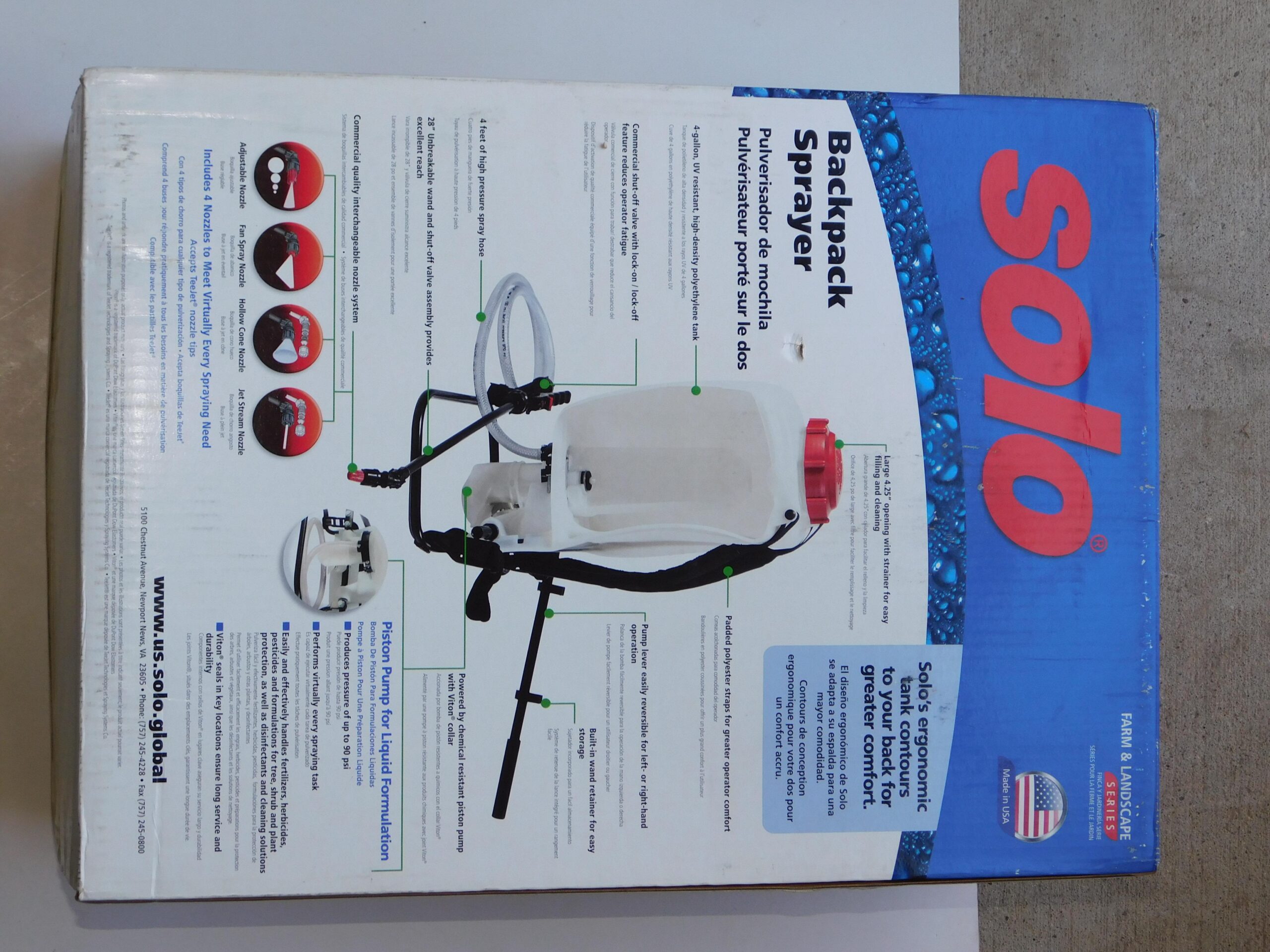 SOLO 4 Gallon Backpack sprayer - Suns of Texas