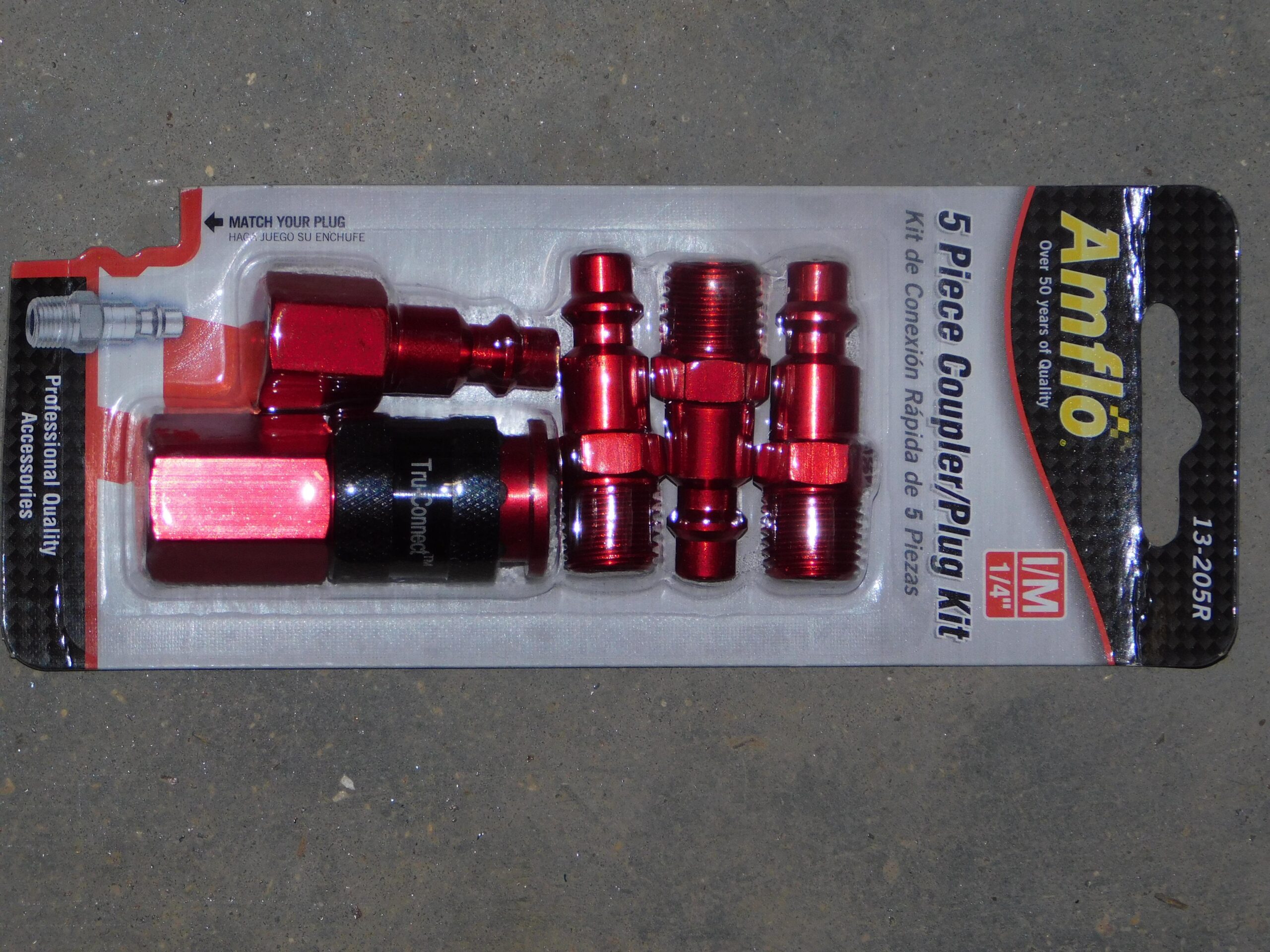 Amflo 1/4" 5 piece Coupler/Plug Kit - Suns of Texas